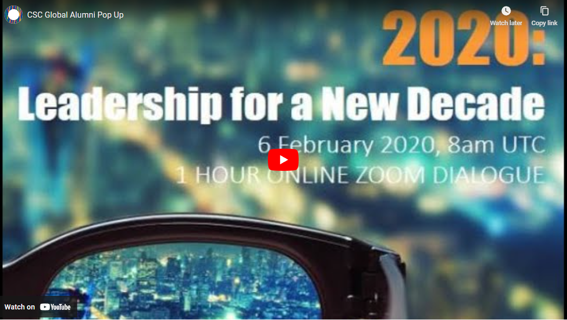 Video of First Ever CSC Global Online Pop Up Released - CSC Global Alumni